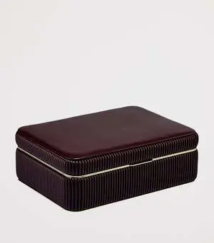 Wolf Medium Bella Jewellery Box - Red