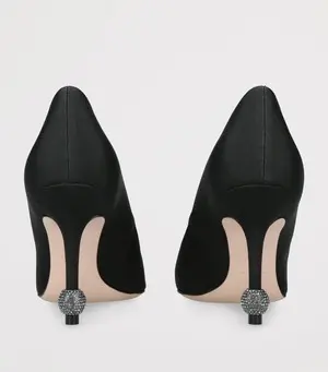 ROGER VIVIER Marlene 85 Grosgrain Pumps - Black