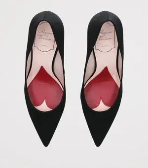 ROGER VIVIER Marlene 85 Grosgrain Pumps - Black