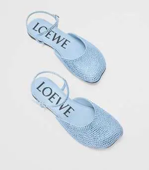 Loewe Embellished Ballet Flats
