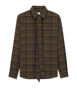 Saint Laurent Check Lavallière Shirt