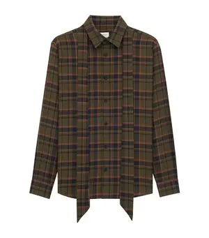 Saint Laurent Check Lavallière Shirt