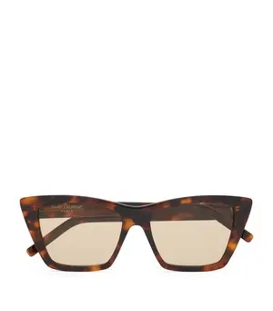 Saint Laurent Acetate Sl 276 Sunglasses - Brown