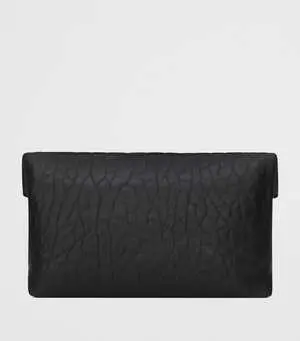 Saint Laurent Monogram Crocodile Effect Envelope Card Holder