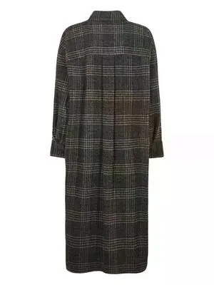 MARANT ETOILE Checked Buttoned Coat