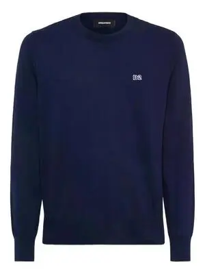 Dsquared2 Fine-knit Jumper - Blue