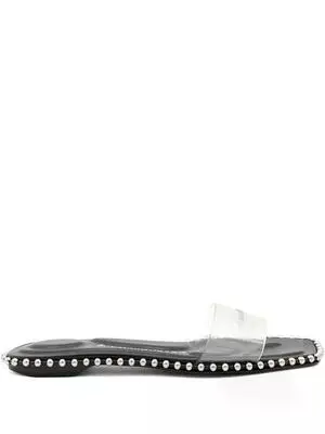 Alexander Wang Beaded Clear-strap Flats