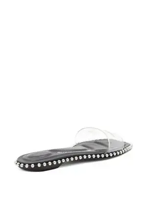 Alexander Wang Beaded Clear-strap Flats