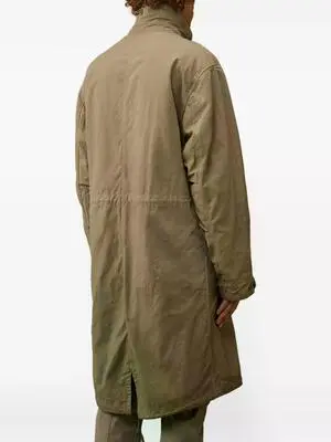 C.P. COMPANY Buttoned Coat With Quilted Lining