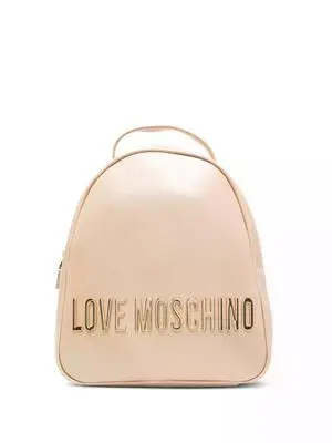 Moschino Gold Tone Backpacks