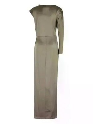 Federica Tosi One-shoulder Draped Maxi Dress