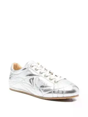 Mach & Mach Quilted Leather Low-top Sneakers