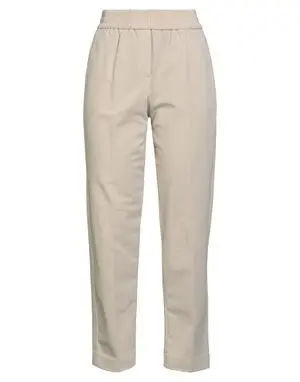 CIRCOLO 1901 Cotton Elastane Track Pants - Beige