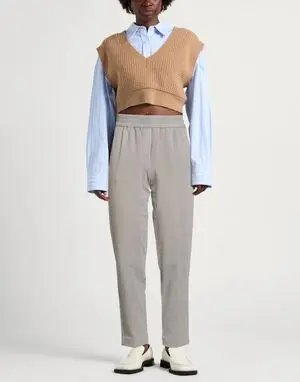 CIRCOLO 1901 Cotton Elastane Track Pants - Grey