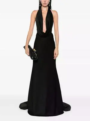 Alex Perry Cowl-neck Maxi Dress