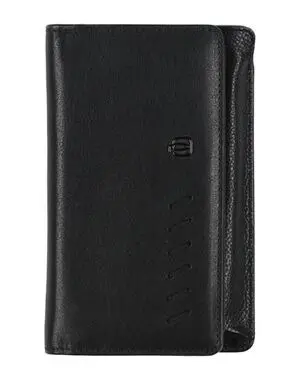 PIQUADRO Document Holder Leather - Black