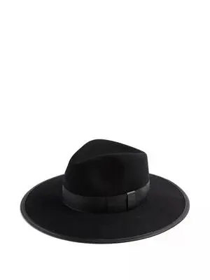 Nina Ricci Wool Fedora Hat - Black