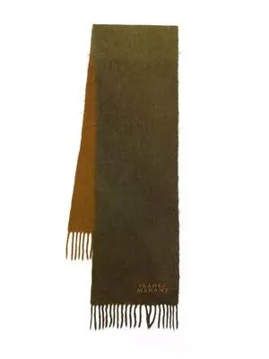 Isabel Marant Firna Two-tone Fringe Scarf - Brown