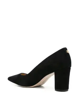 Ralph Lauren 70mm Lanette Pointed-toe Suede Pumps