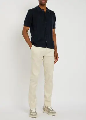 LESTRANGE Textured Pointelle-knit Shirt