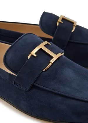 TOD'S Suede Loafers - Navy