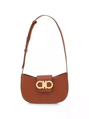 FERRAGAMO Double Gancini Shoulder Bag
