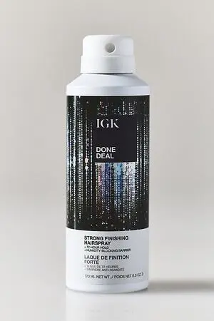 IGK Done Deal Strong Fish Hair Spray - White