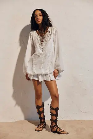 Free People Florence Mini Dress - Ivory