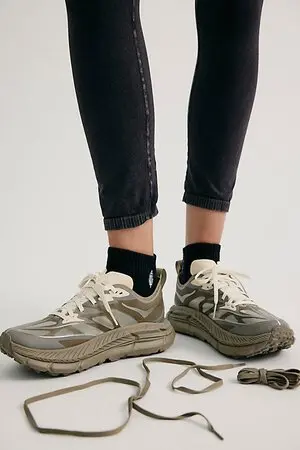 HOKA® Mafate Speed 4 Lite Sneakers - Light Roast/oatmilk