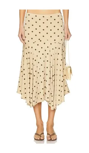 Women's Polka Dot Midi Skirts