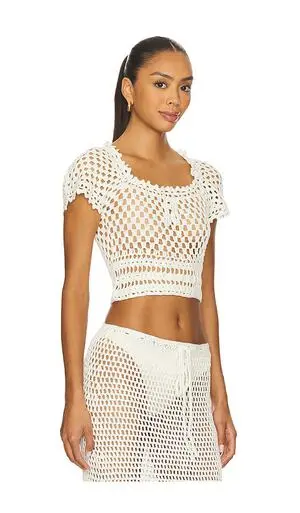 MORE TO COME Aulani Crochet Top