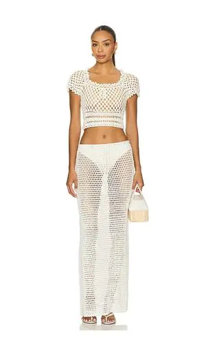 MORE TO COME Aulani Crochet Top