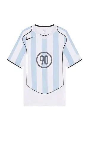 Nike Total 90 Soccer Jersey - Blue & White Stripe