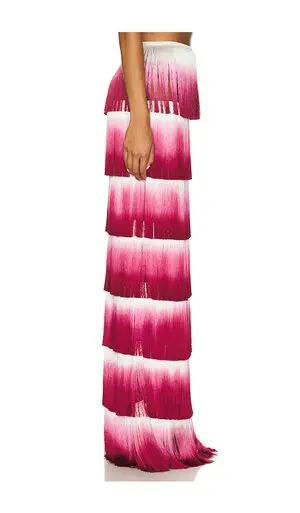 PatBO Fringe Maxi Skirt