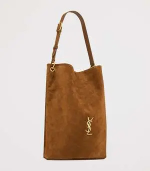 Saint Laurent Niki Bucket Bag - Beige