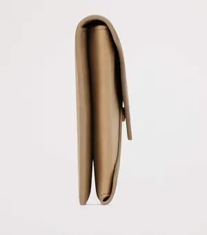Saint Laurent Large Leather Letter Flap Wallet