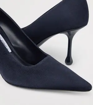 JIMMY CHOO Ixia 80 Suede Pumps - Blue