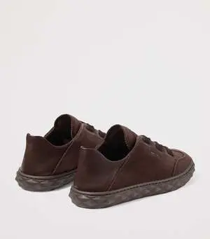 JIMMY CHOO Diamond Light Flex F Leather Sneakers