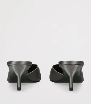 Alaïa Satin Heeled Mules