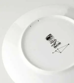 FORNASETTI Tema E Variazioni N.359 Pisces Wall Plate - Black