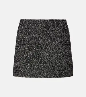 Sportmax Anemone Tweed Miniskirt