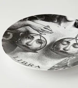 FORNASETTI Tema E Variazioni N.354 Libra Wall Plate - Black