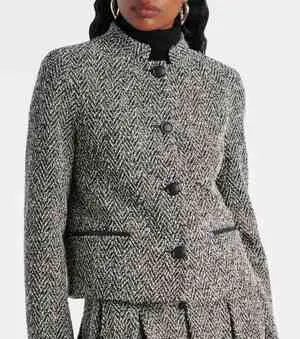 Max Mara Donald Cotton And Wool-blend Jacket