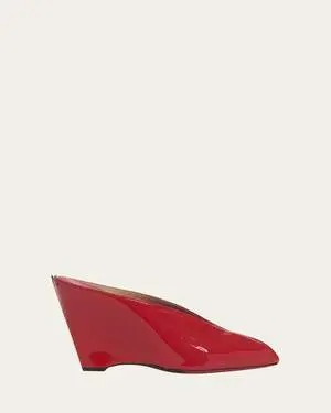 Ferragamo Peep Toe Mules Clogs For Women