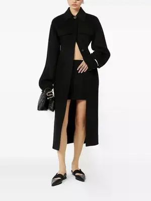 Sportmax Belted Virgin Wool Coat
