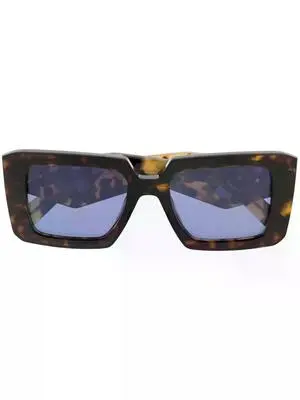 Prada Square-frame Sunglasses - Brown