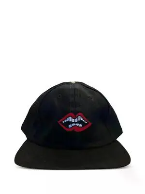 Chrome Hearts Chomper Lip-motif Matty Boy Strapback Hat - Black