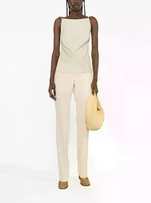 Stella McCartney Straight-leg Wool-blend Trousers