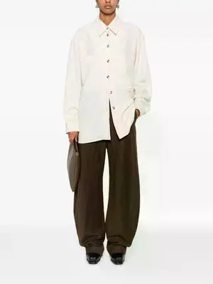 Nanushka Fabian Logo-embroidered Shirt