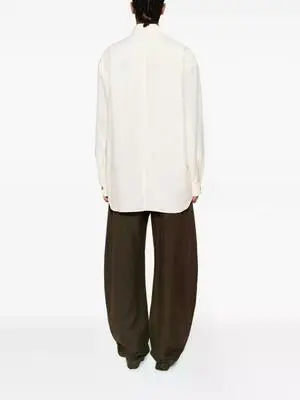 Nanushka Fabian Logo-embroidered Shirt